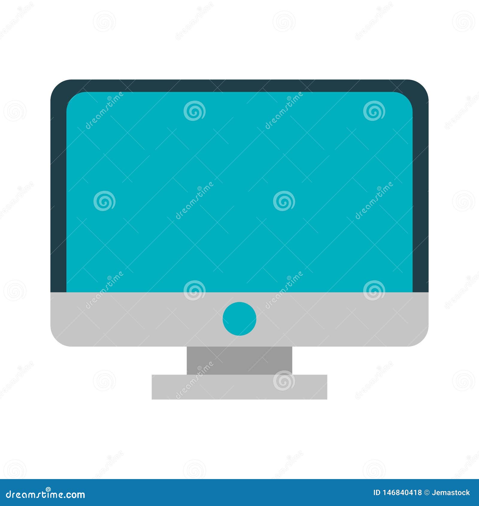 Technology Computer Screen Cartoon Stock Vector - Illustration of ...