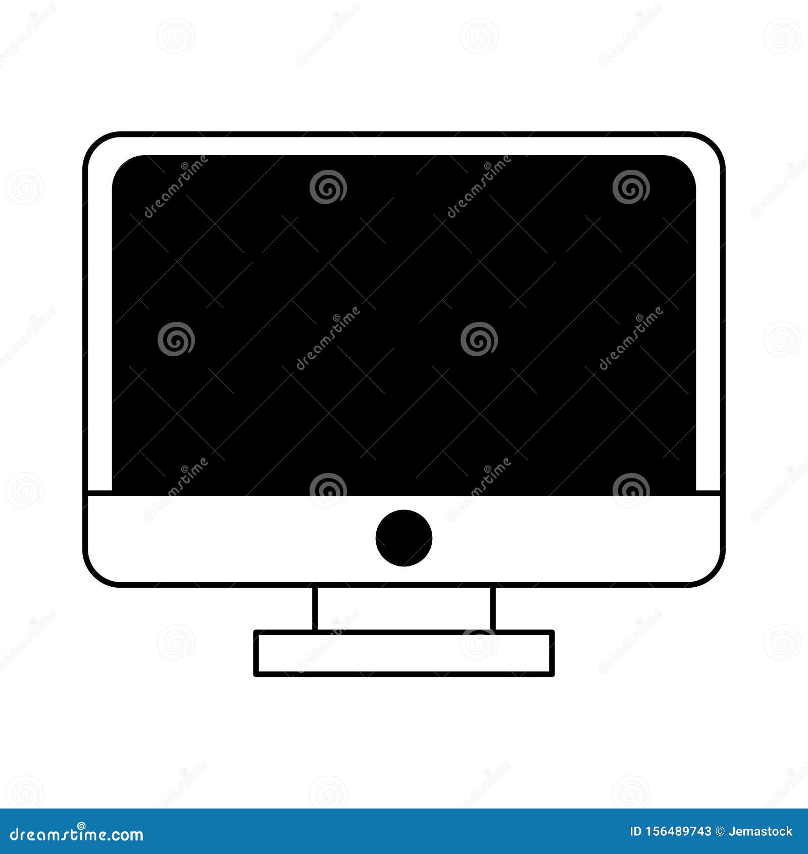 Cartoon Computer Screen