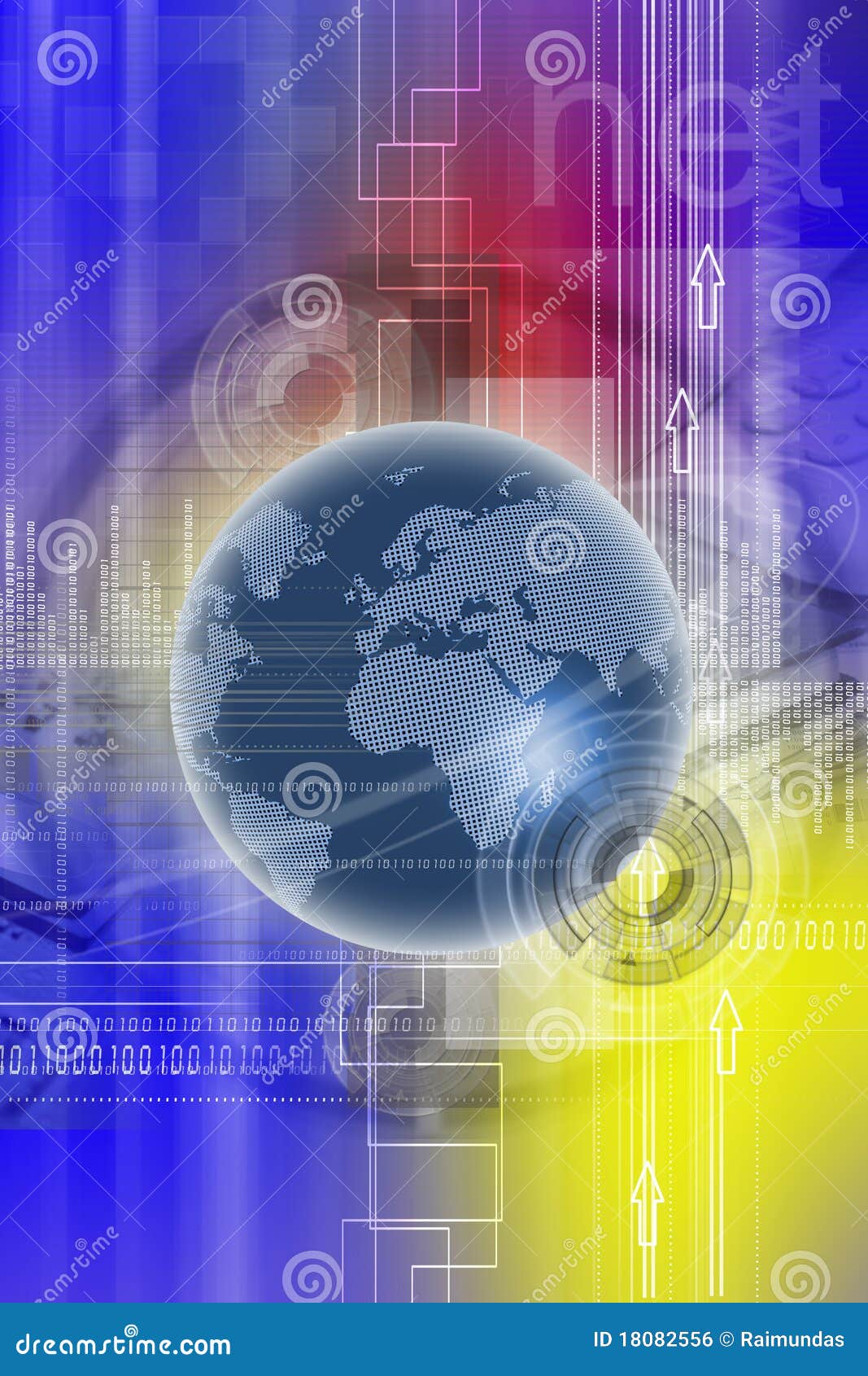 Technology concept stock illustration. Illustration of internet - 18082556