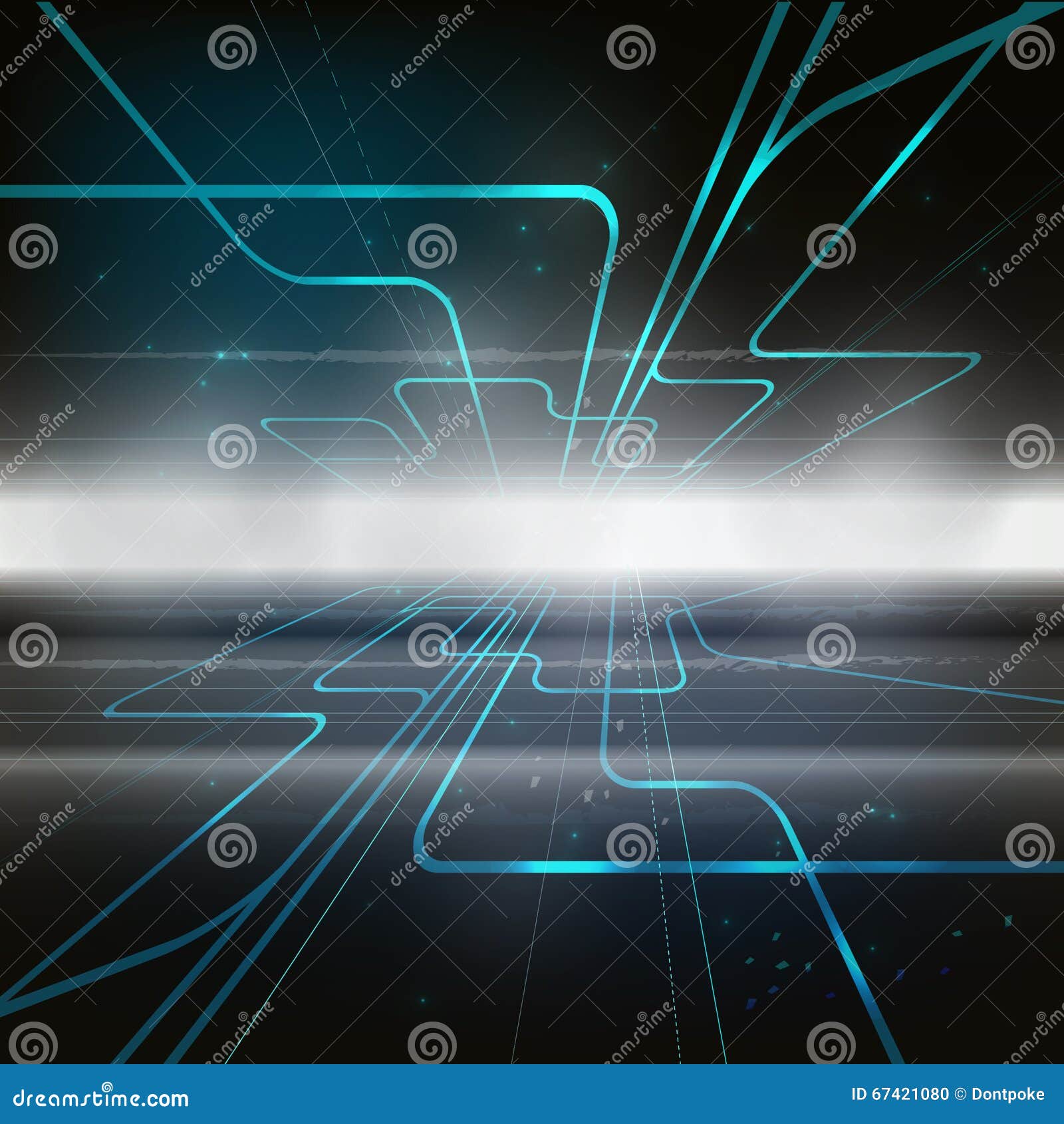 Technology Concept Abstract Background Stock Vector - Illustration of ...