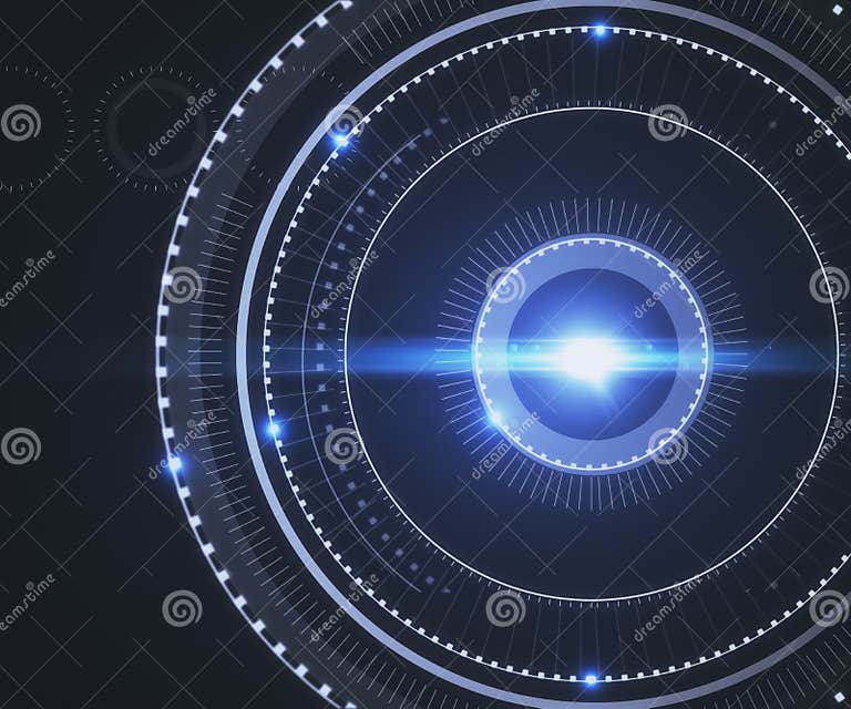 Technology concept stock illustration. Illustration of circle - 86241546