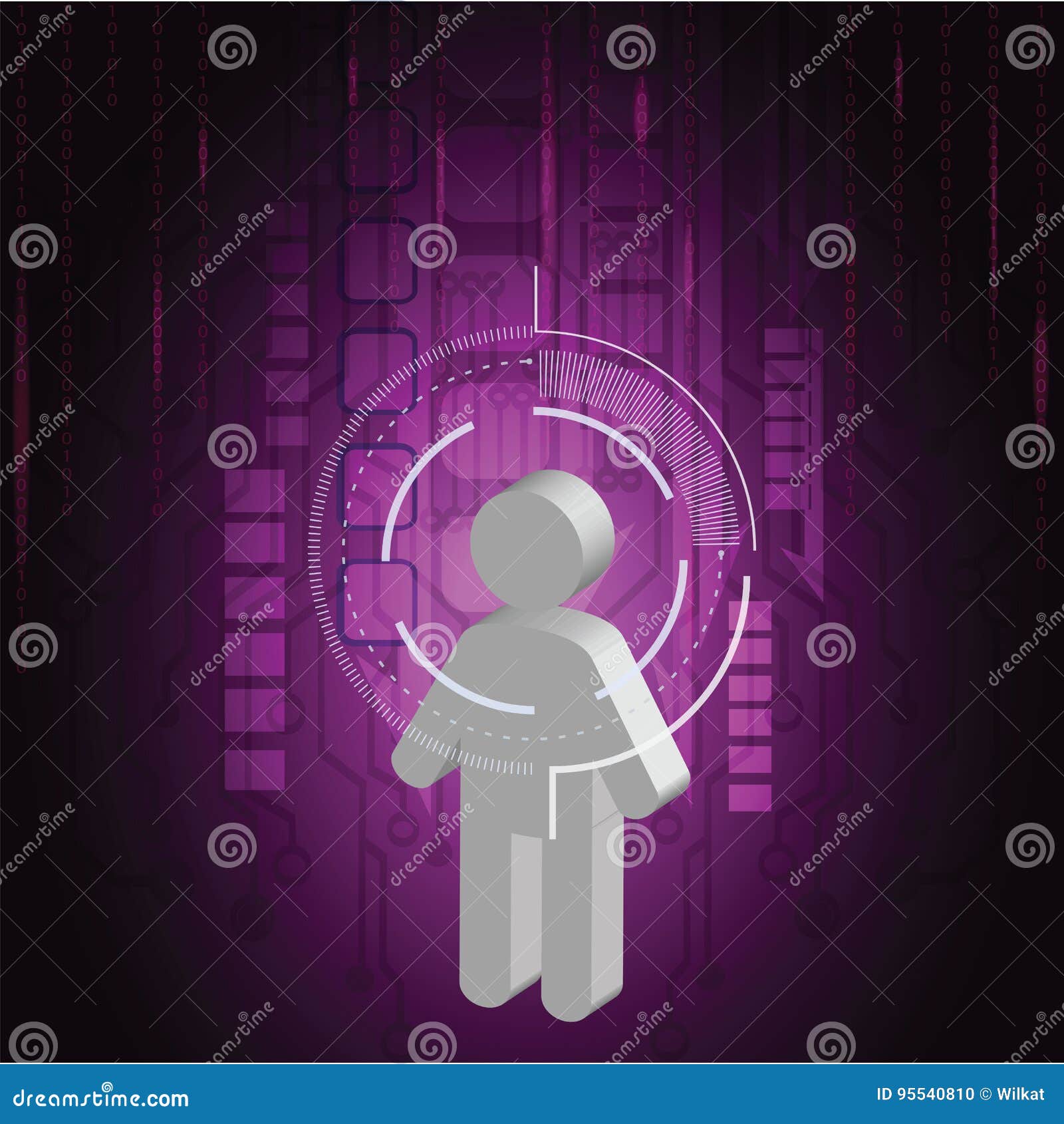 Technology Concept,digital Transformation,in Future Human Feel Stock ...