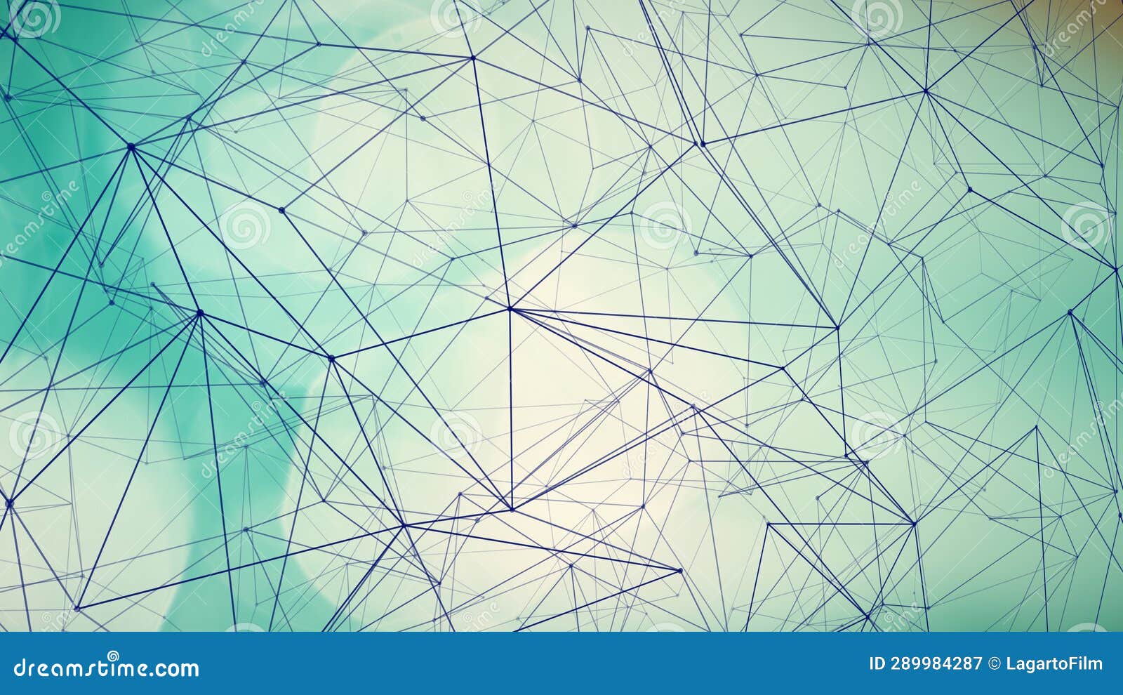 Technology Concept a Futuristic Representation of Connectivity and ...