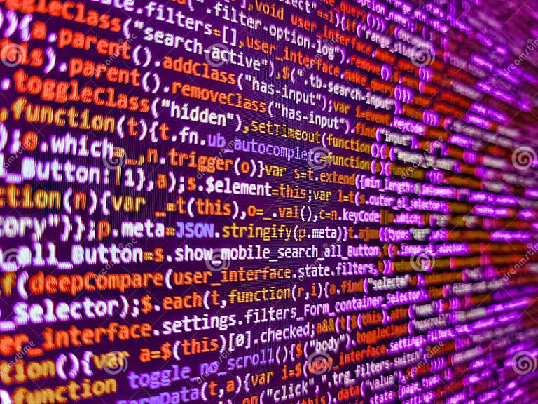 Technology Concept Hex Code Digital Background. Programmer Developer ...