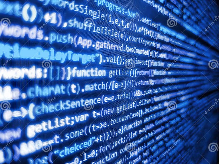 Technology Concept Hex Code Digital Background. Software Developer ...