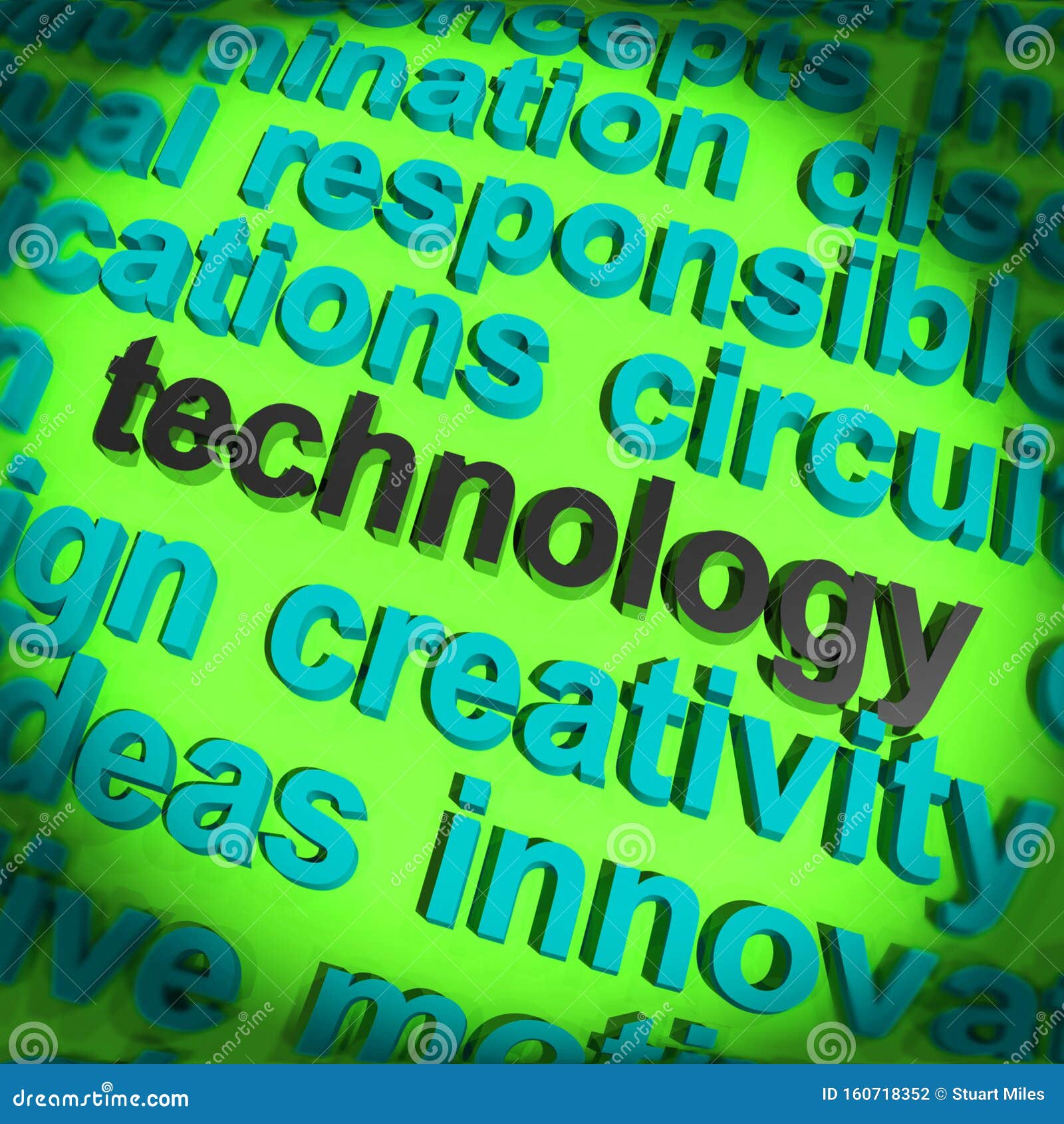 Technology Concept Icon Means Using Advanced Science for Innovation ... Technology Concept Icon Means Using Advanced Science for Innovation ...
