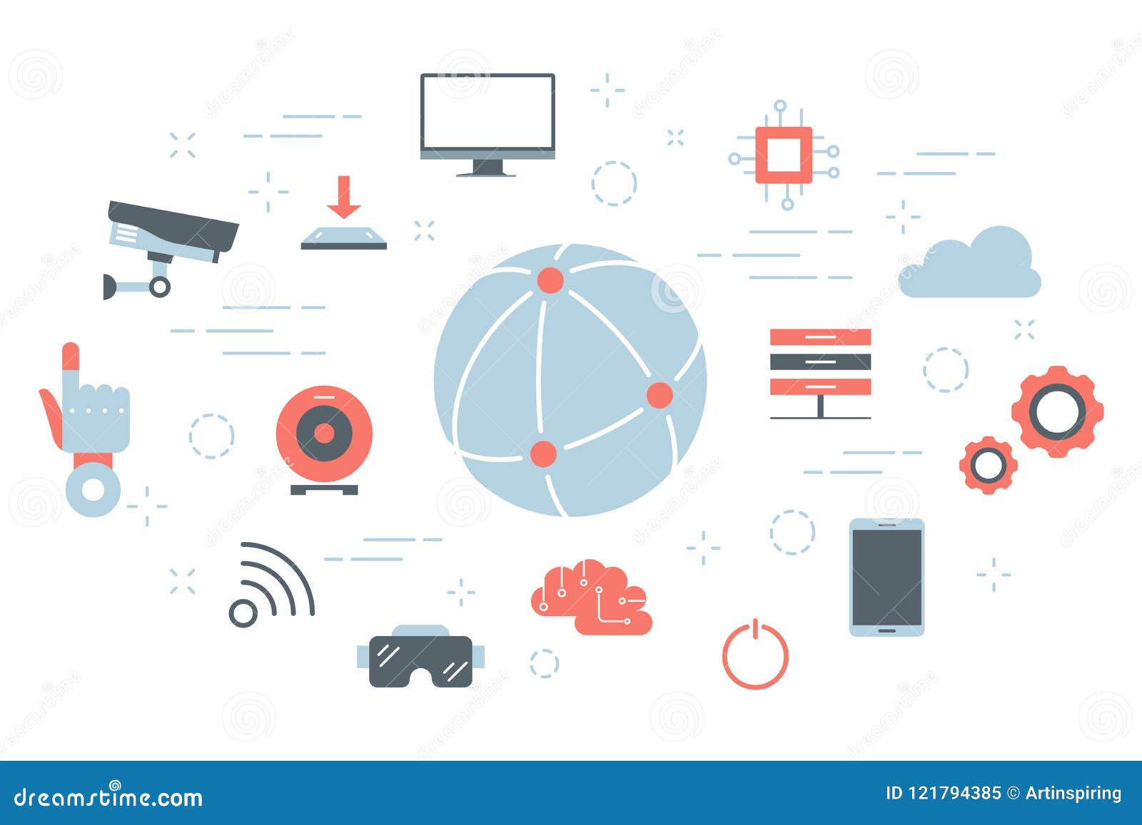 Technology Concept Illustration Stock Vector - Illustration of ...