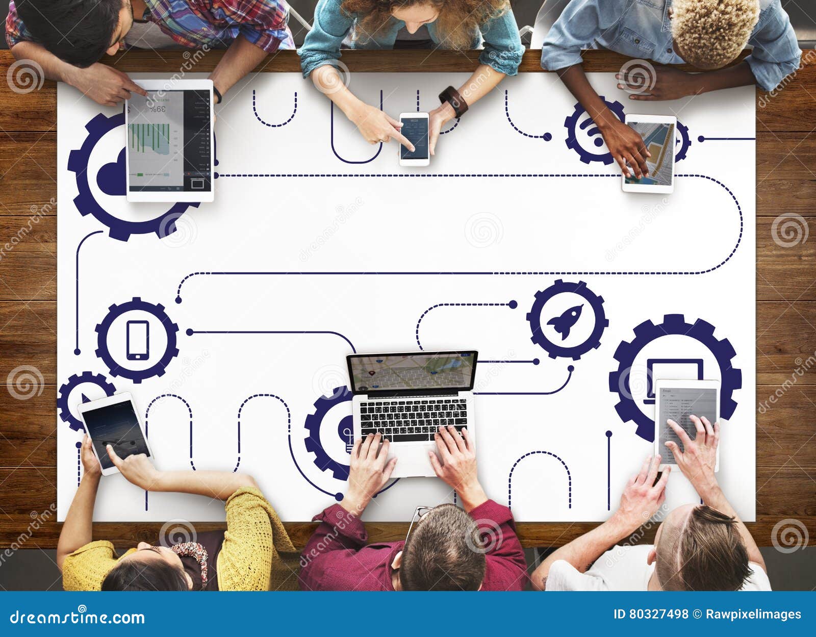 Technology Connecting Cloud Network Concept Stock Photo - Image of ...