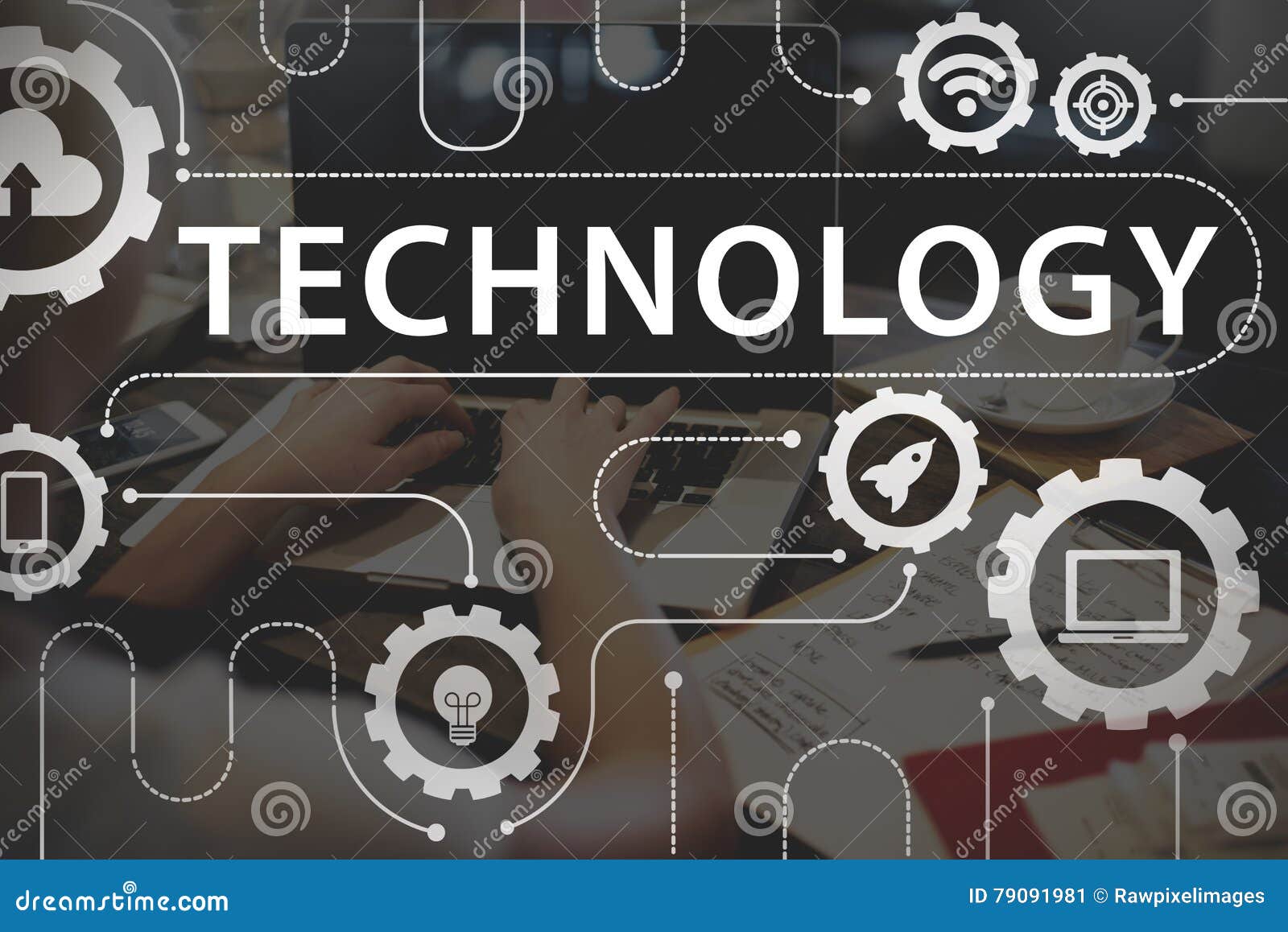 Technology Connecting Cloud Network Concept Stock Image - Image of ...