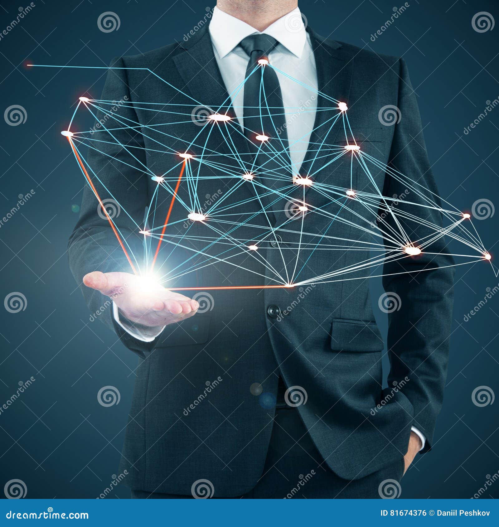 Technology and Connection Concept Stock Illustration - Illustration of ...