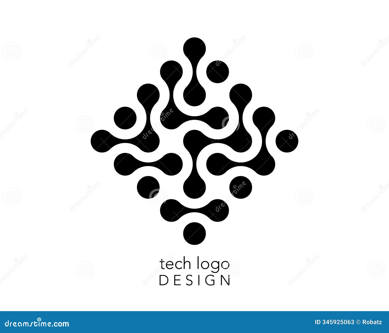 Technology Connection Logo Design, Fluid Transition Sign, Integration ...