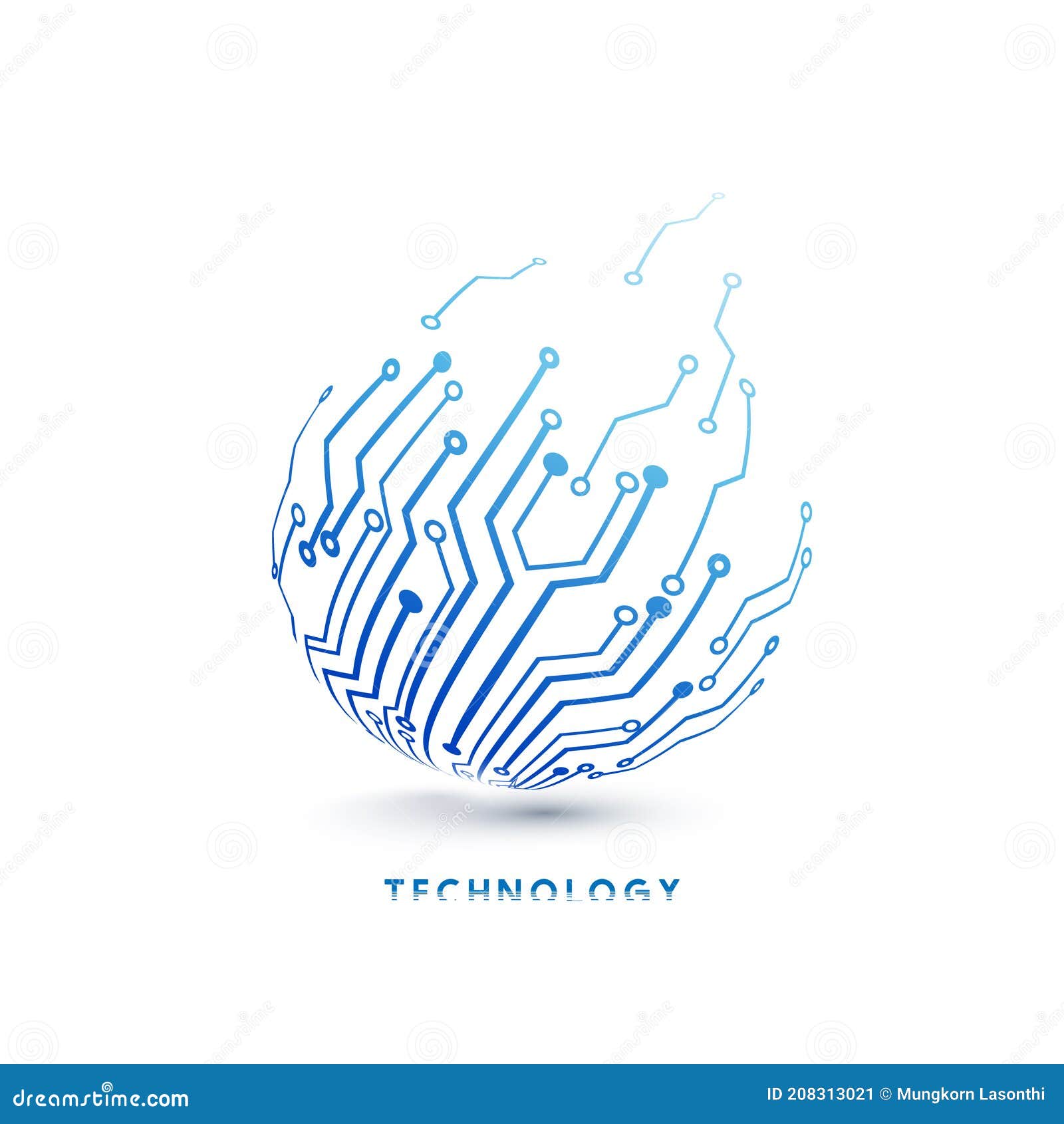 Technology Connection Logo, Icon, and Symbol Design. Vector ...