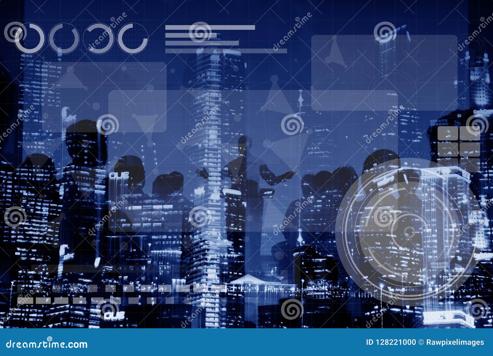 Technology Connection Online Networking Medias Concept Stock Photo ...