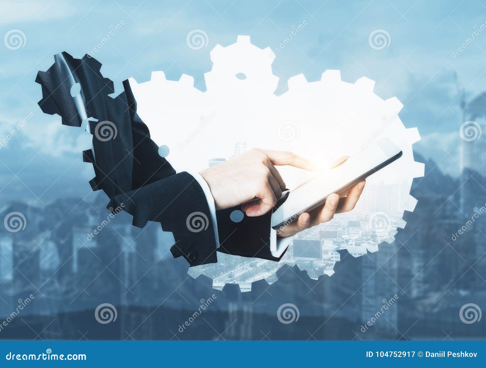 Technology and Cooperation Concept Stock Image - Image of idea ...