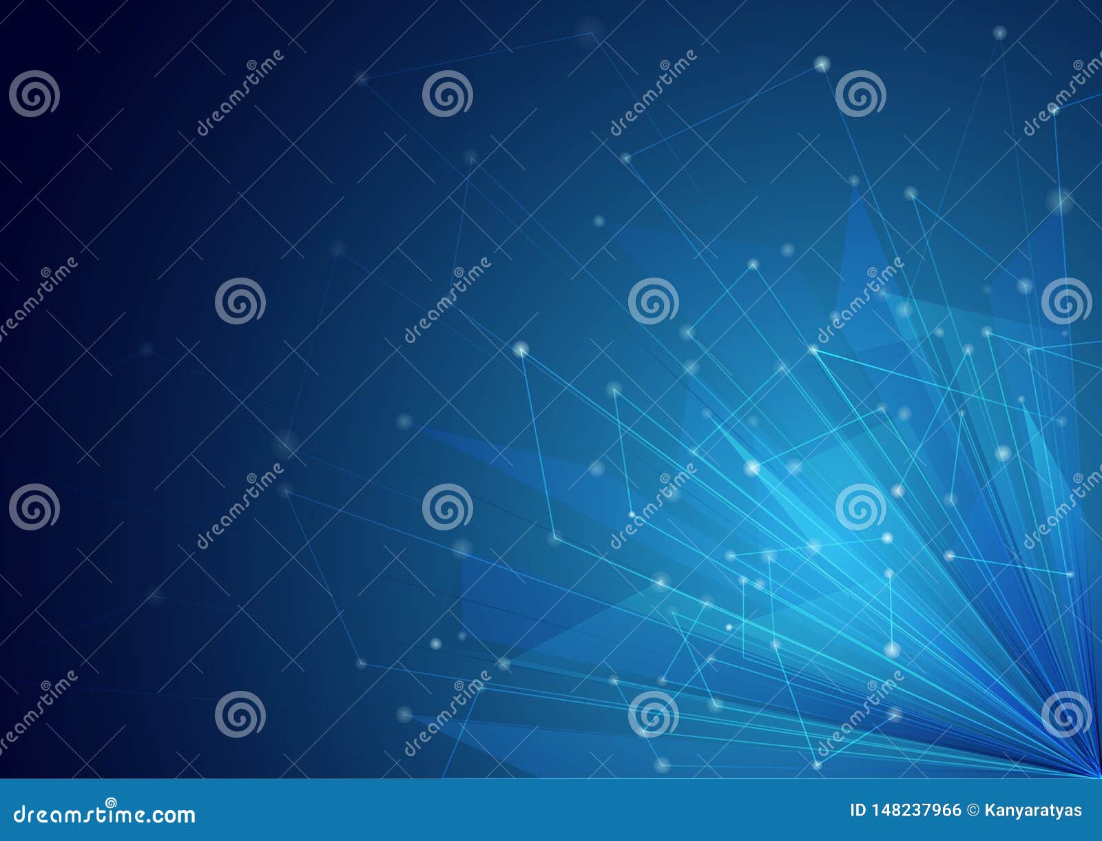 Technology and Innovation Blue Background Design Stock Vector ...