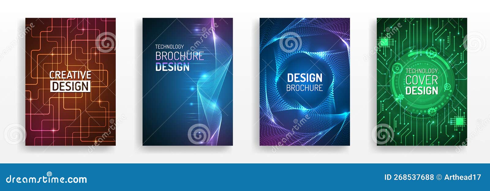 Technology Covers Corporate Documents. Layout Template Science Designs ...