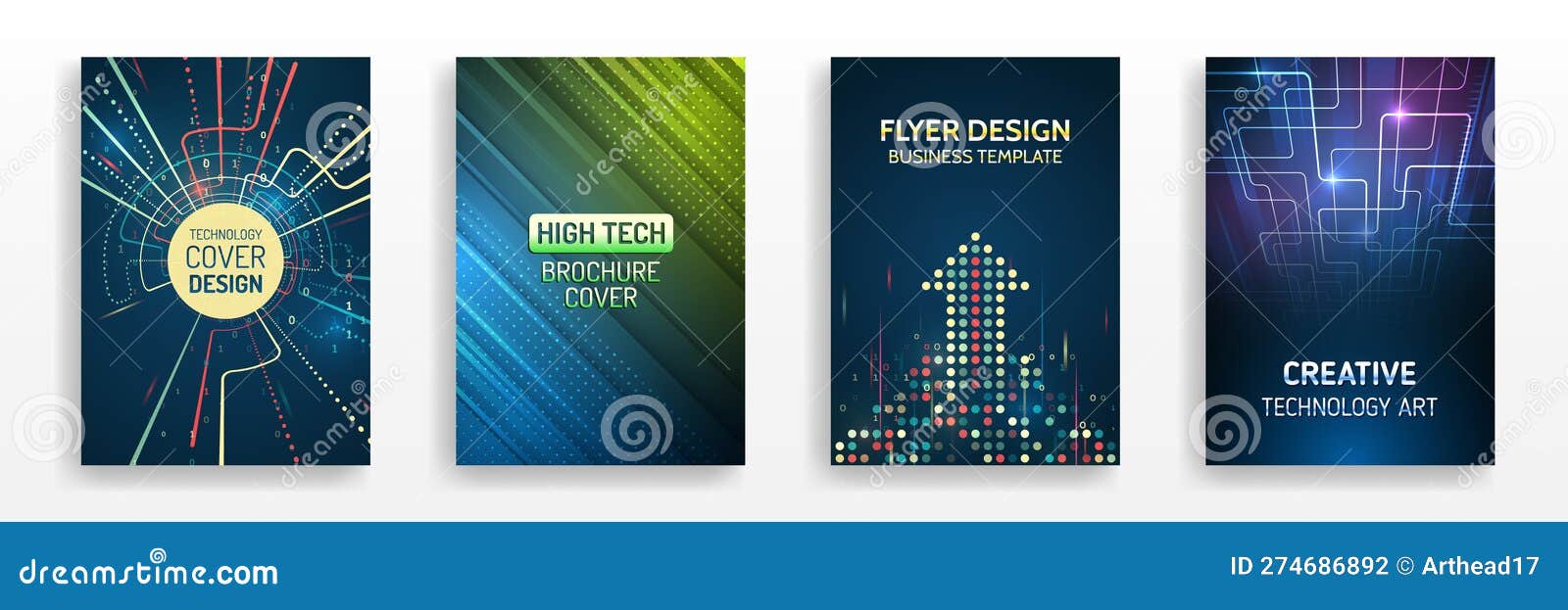 Technology Covers Corporate Documents. Layout Template Science Designs ...