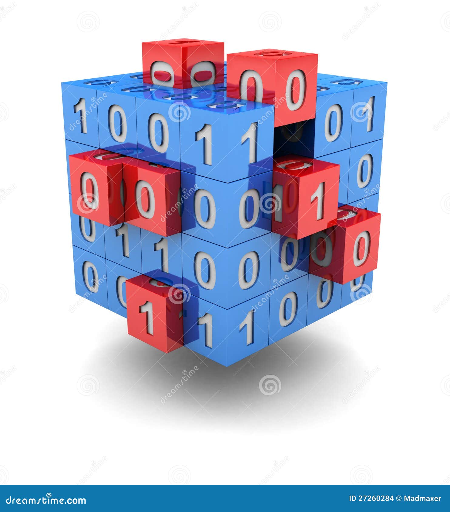 Technology cube stock illustration. Illustration of abstract - 27260284
