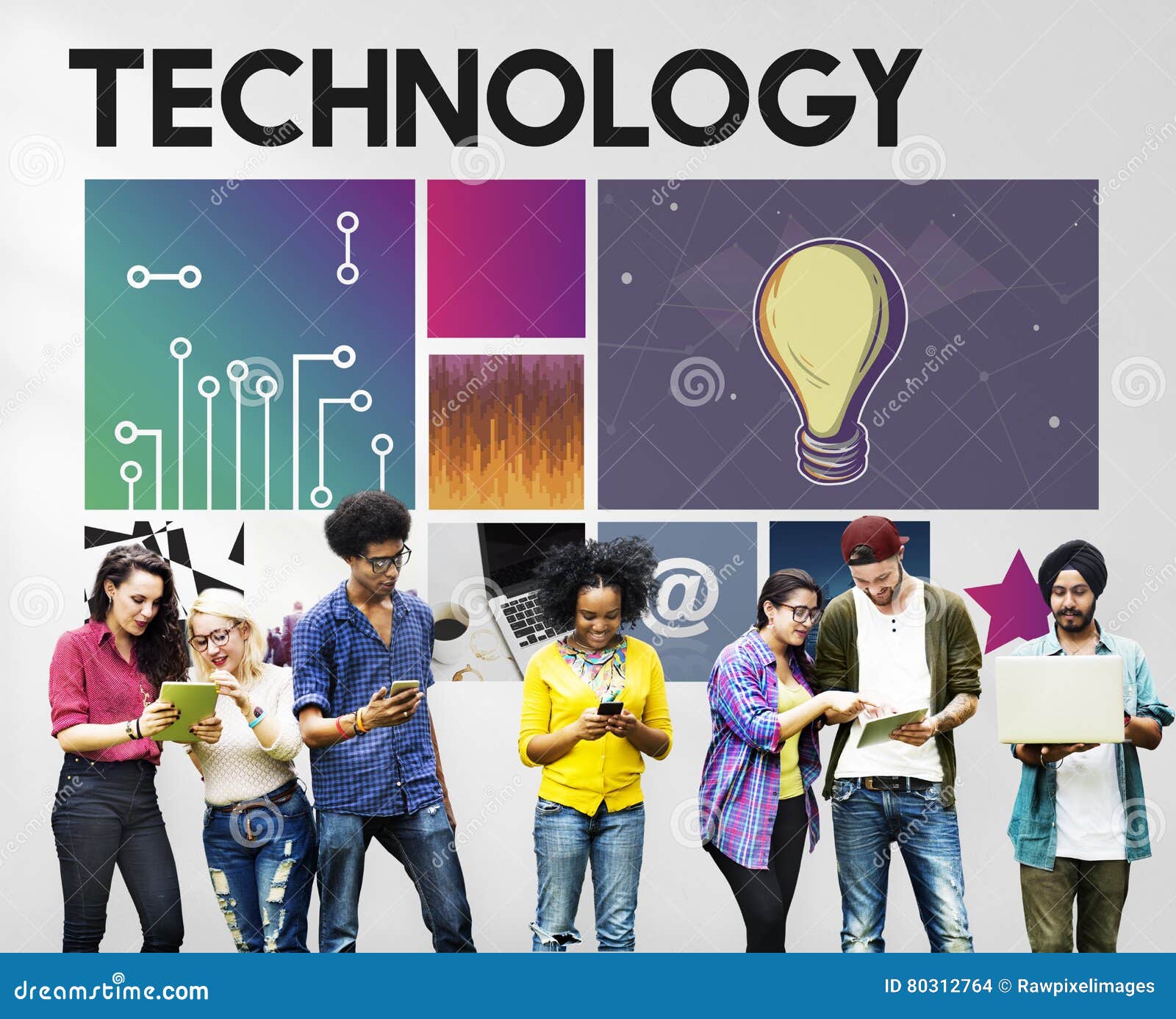 Technology Cyberspace Network Concept Stock Photo - Image of messaging ...