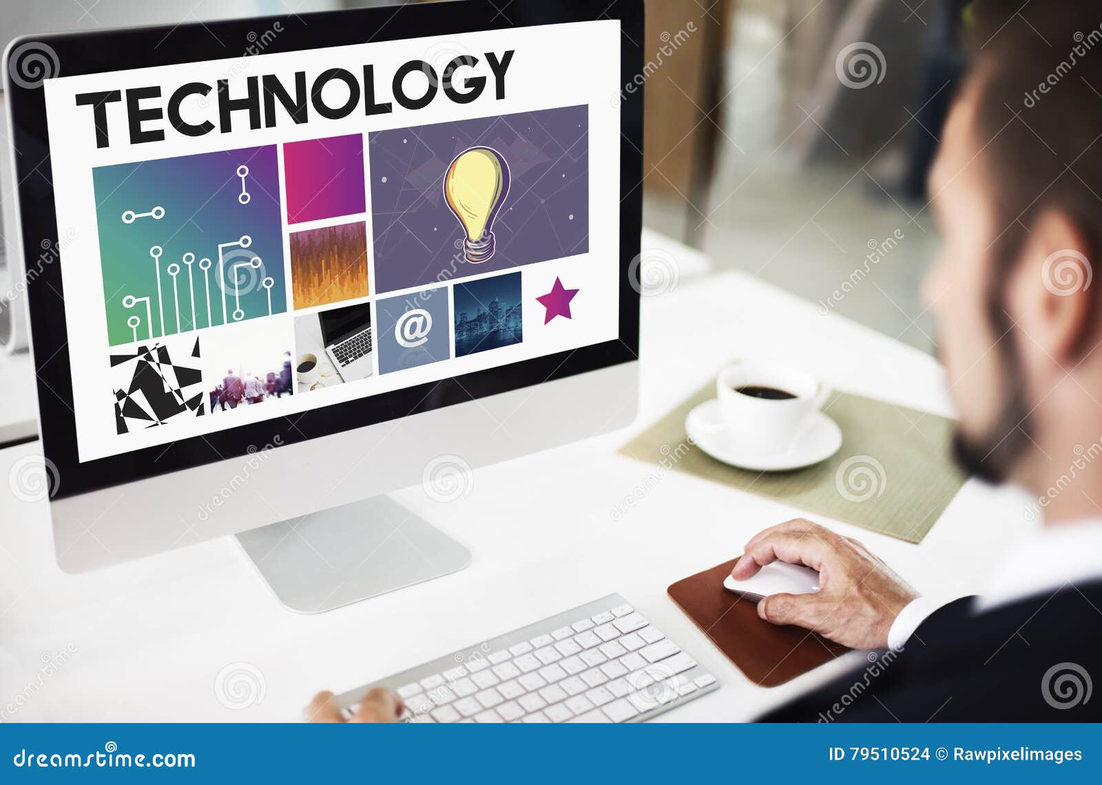 Technology Cyberspace Network Concept Stock Photo - Image of place ...