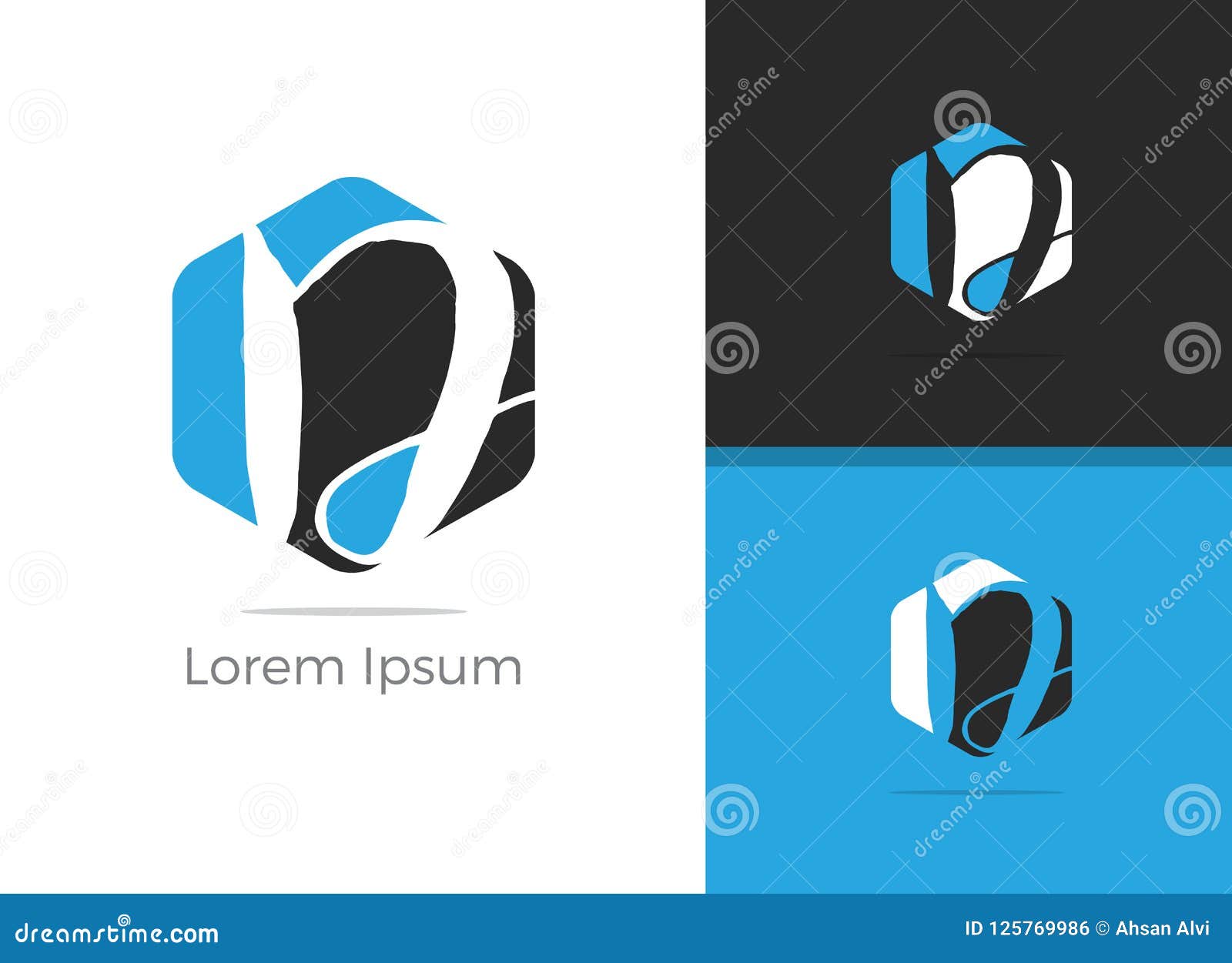 Technology D Letter Logo Design, Letter D in Hexagon Shape Vector Icon ...