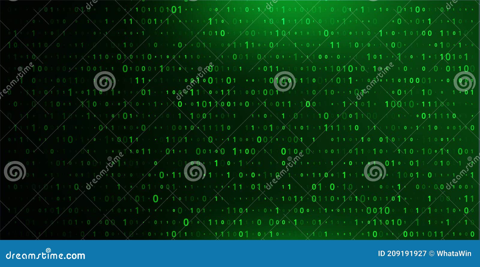 Technology Dark Green Background. Cyber Attack Matrix or Hacking Stock ...