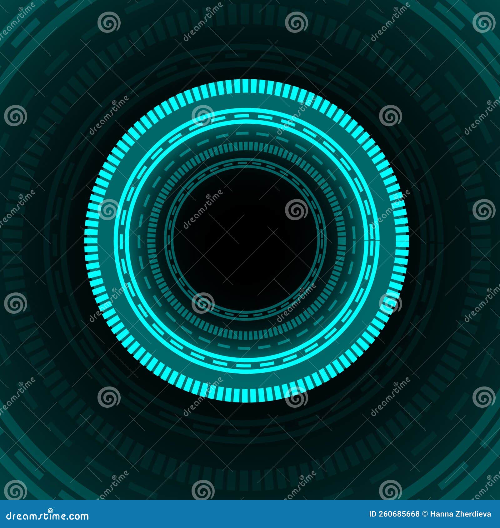 Technology Dark Green Background with Hi-tech Digital Data Connection ...