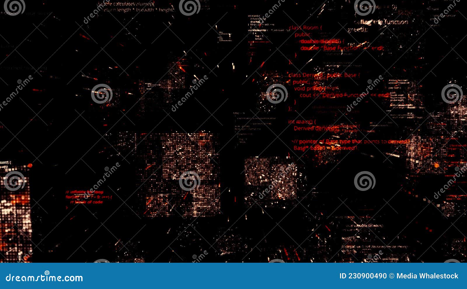 Technology Data Binary Code Network Conveying Connectivity Complexity And Data Flood Of Modern