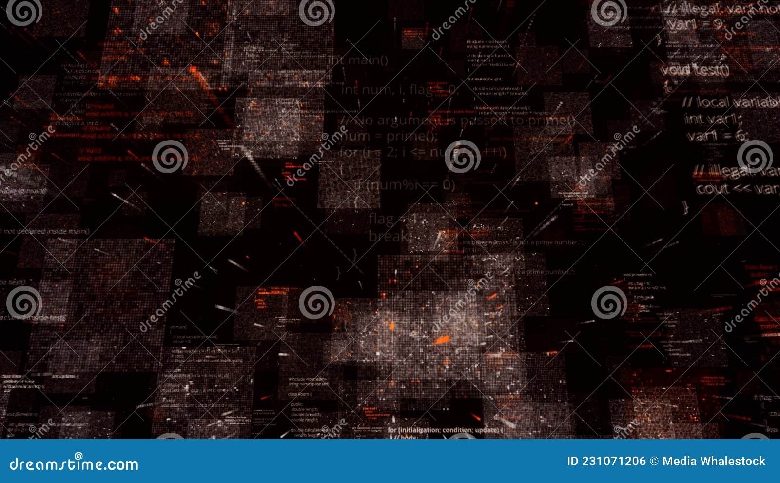 Technology Data Binary Code Network Conveying Connectivity Complexity And Data Flood Of Modern
