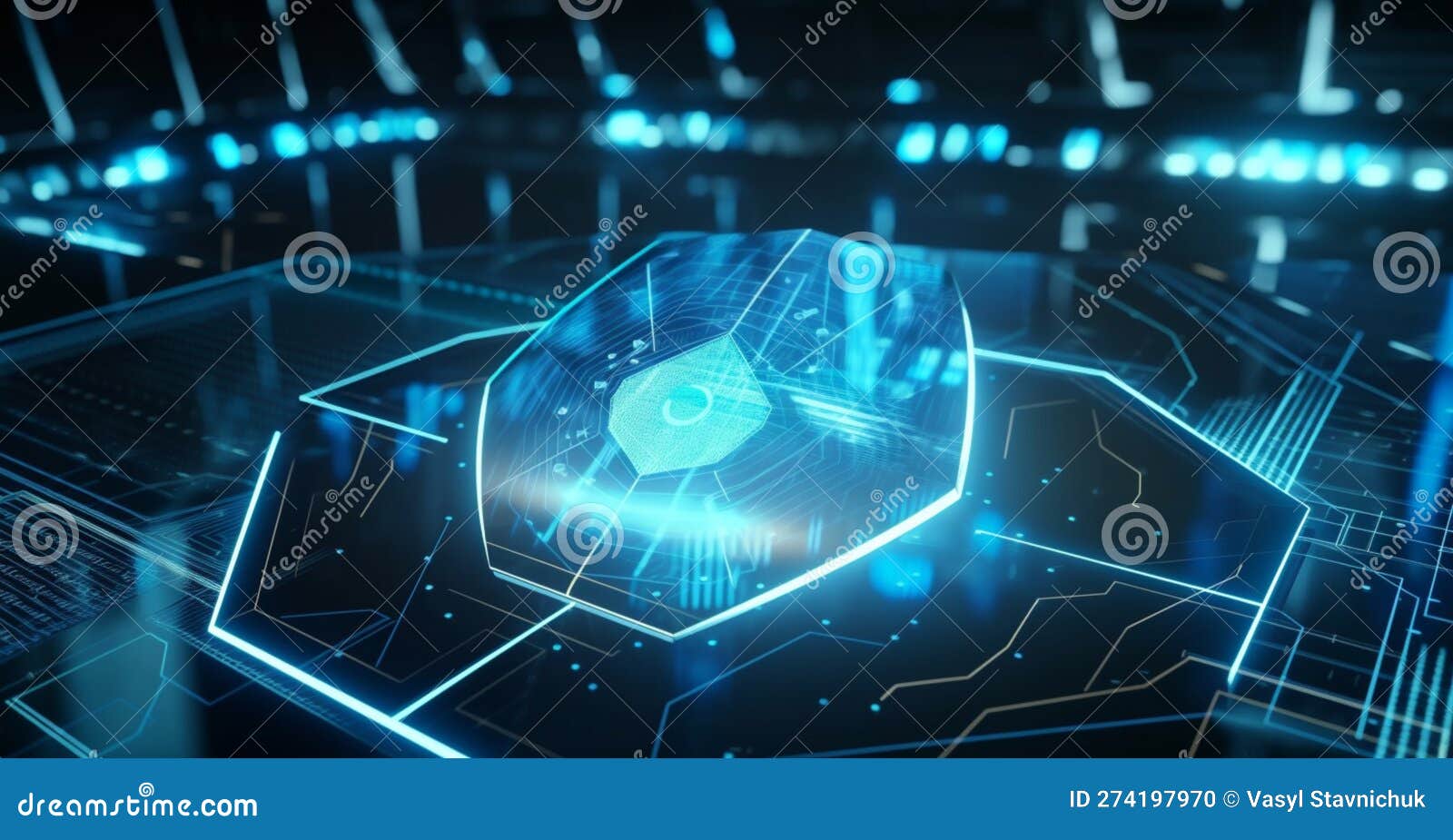 Technology on Data Connections Futuristic Background, Dashboard Console ...