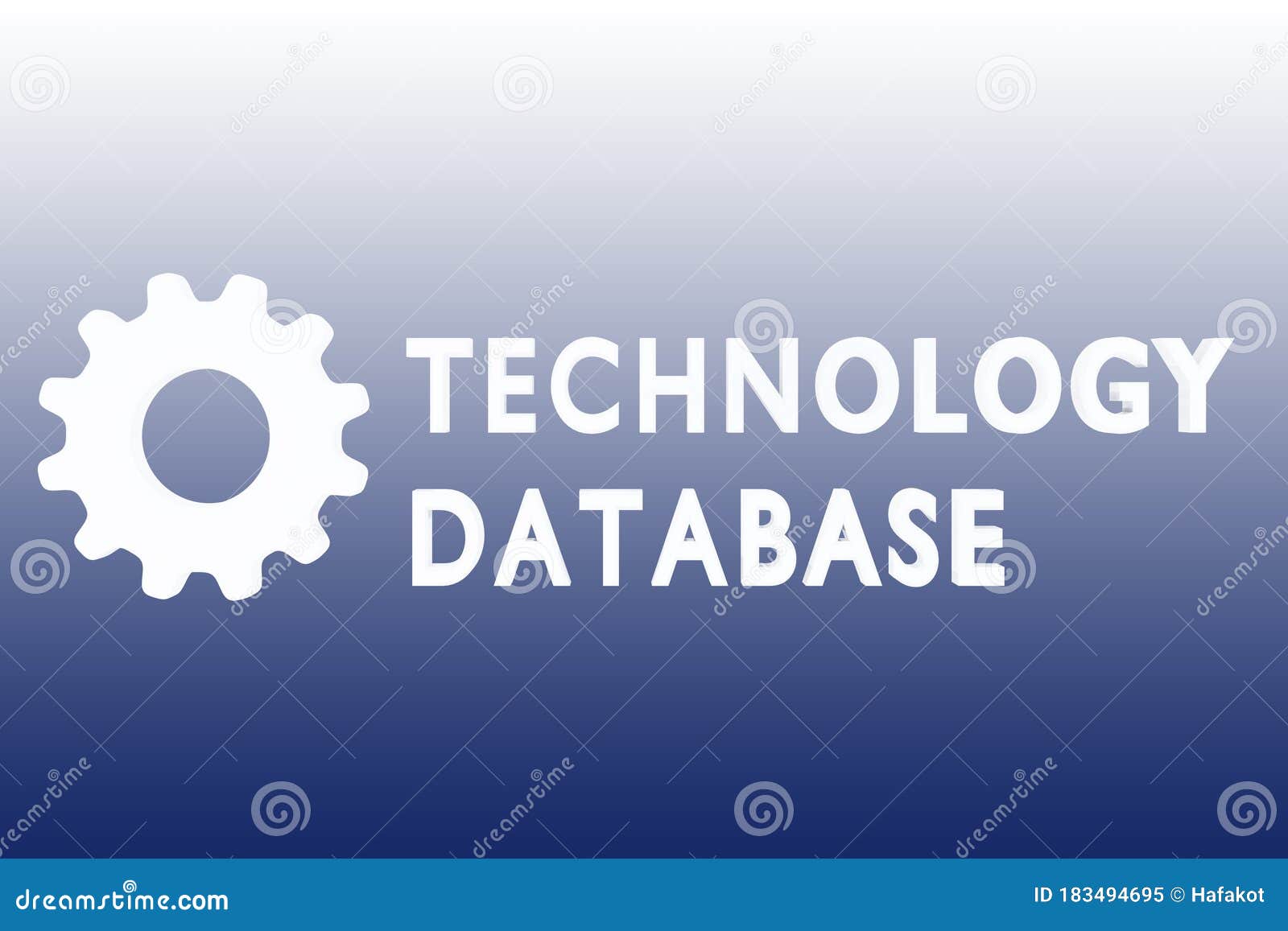 TECHNOLOGY DATABASE Concept Stock Illustration - Illustration of ...