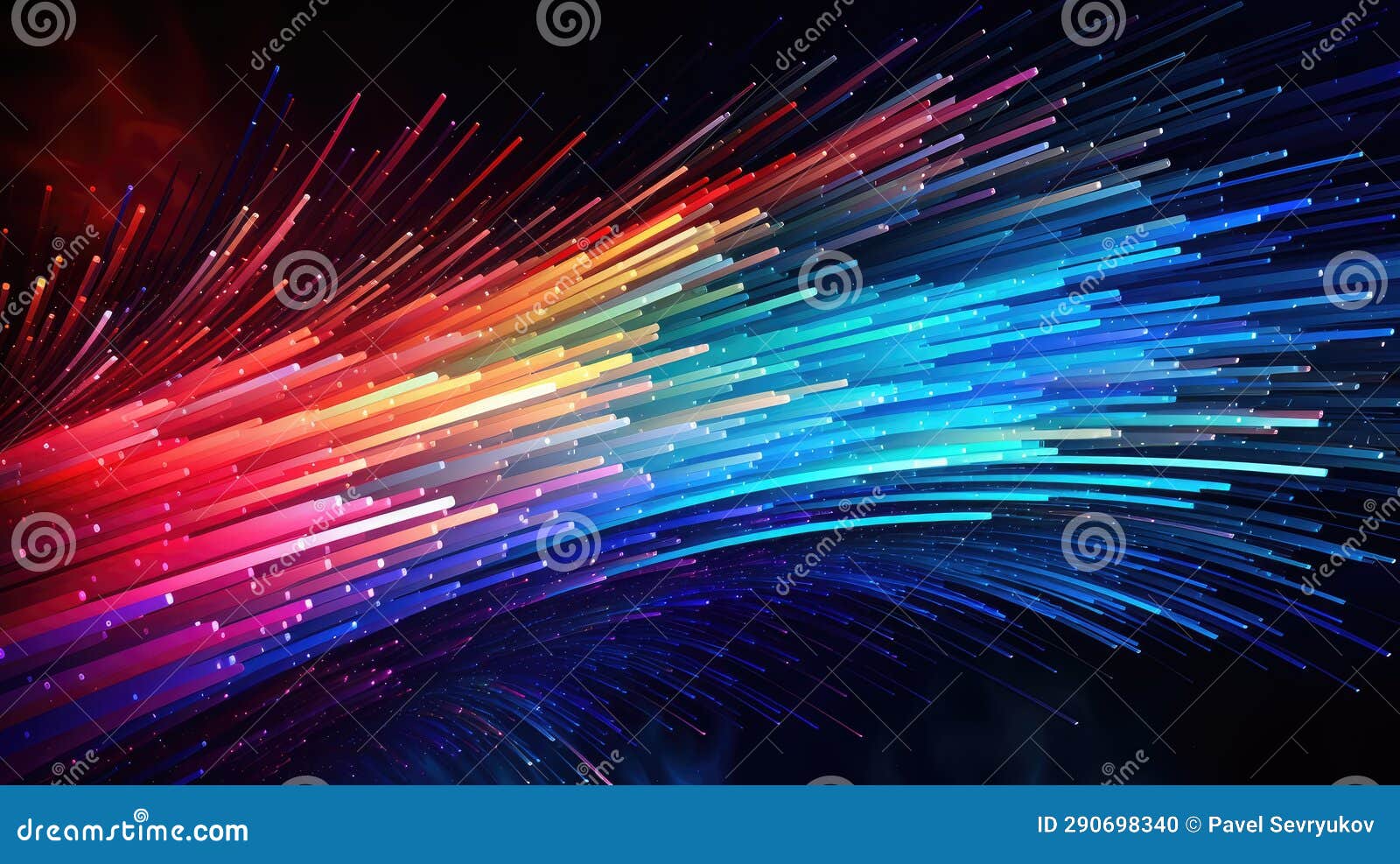 Technology Datastream Fusion Fusion Stock Illustration - Illustration ...