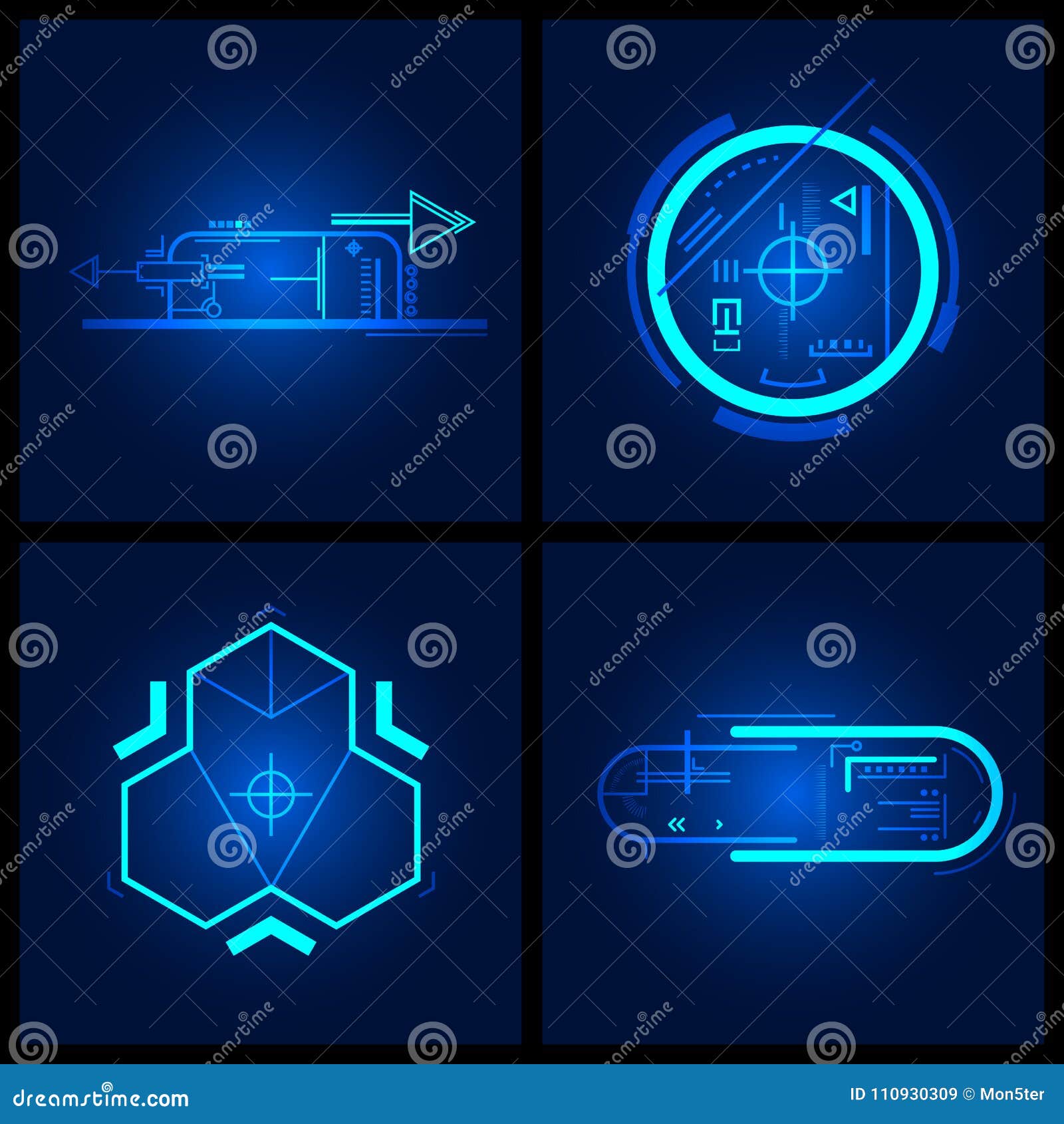 Technology design element. stock vector. Illustration of pattern ...