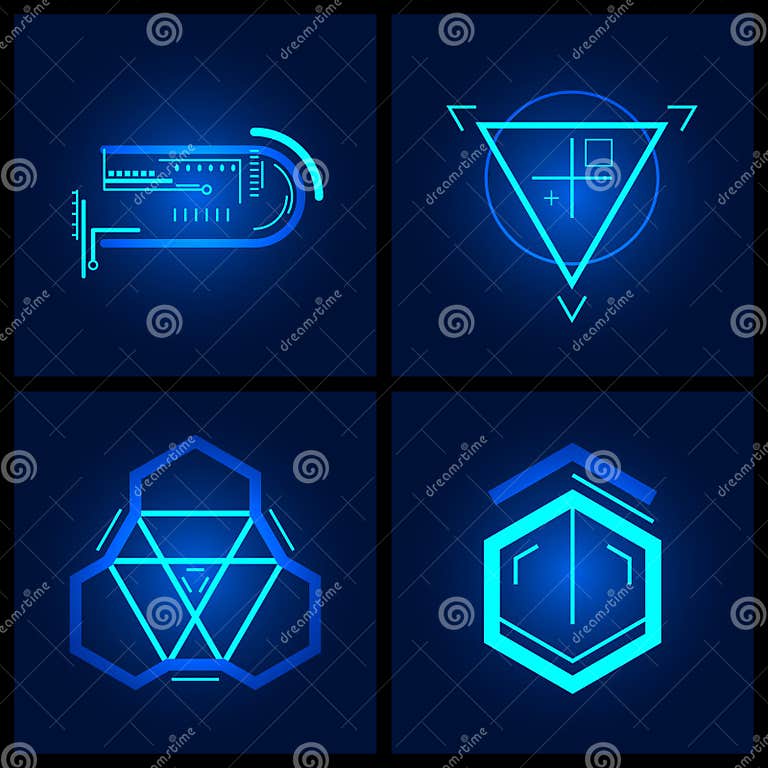 Technology design element. stock vector. Illustration of element ...