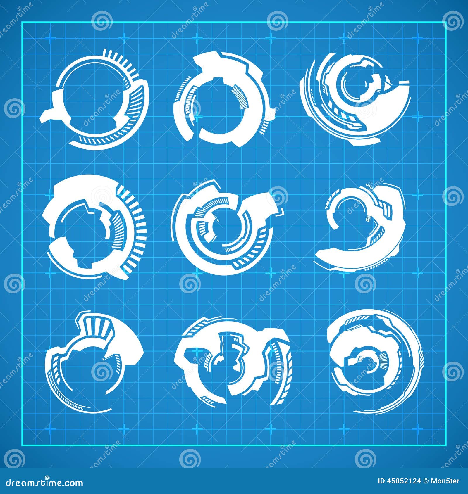 Technology design element stock vector. Illustration of collection ...