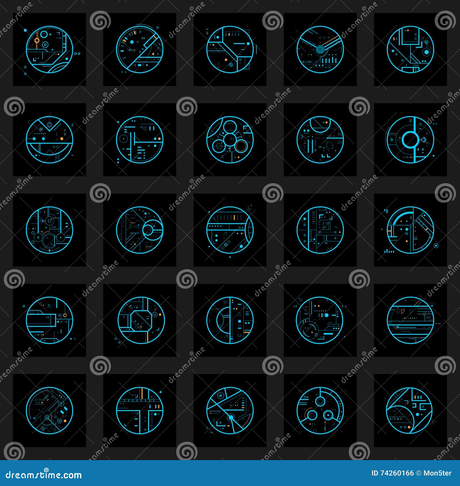 Technology design element. stock vector. Illustration of graph - 74260166