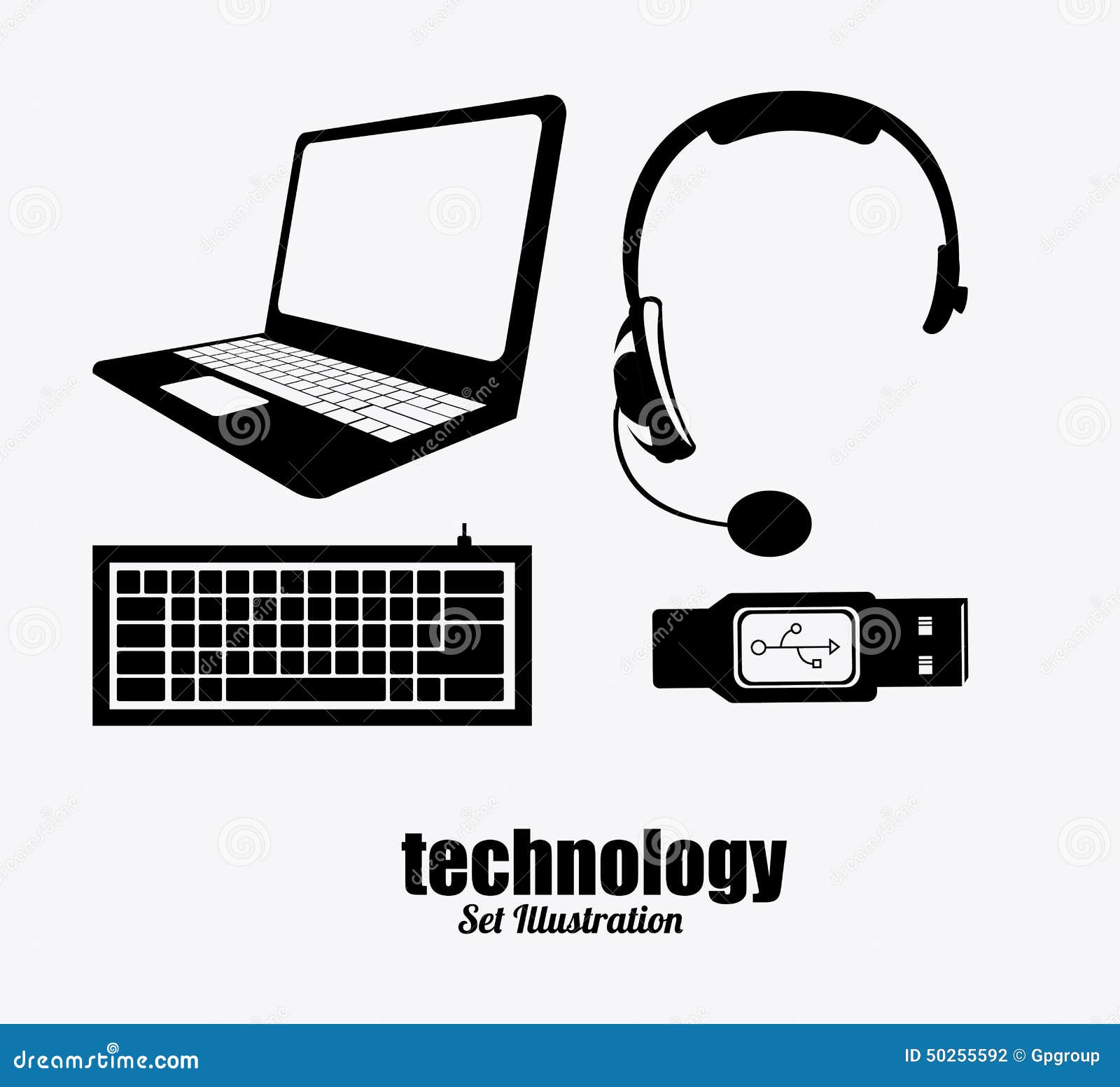 Technology Design, Vector Illustration. Stock Vector - Illustration of ...