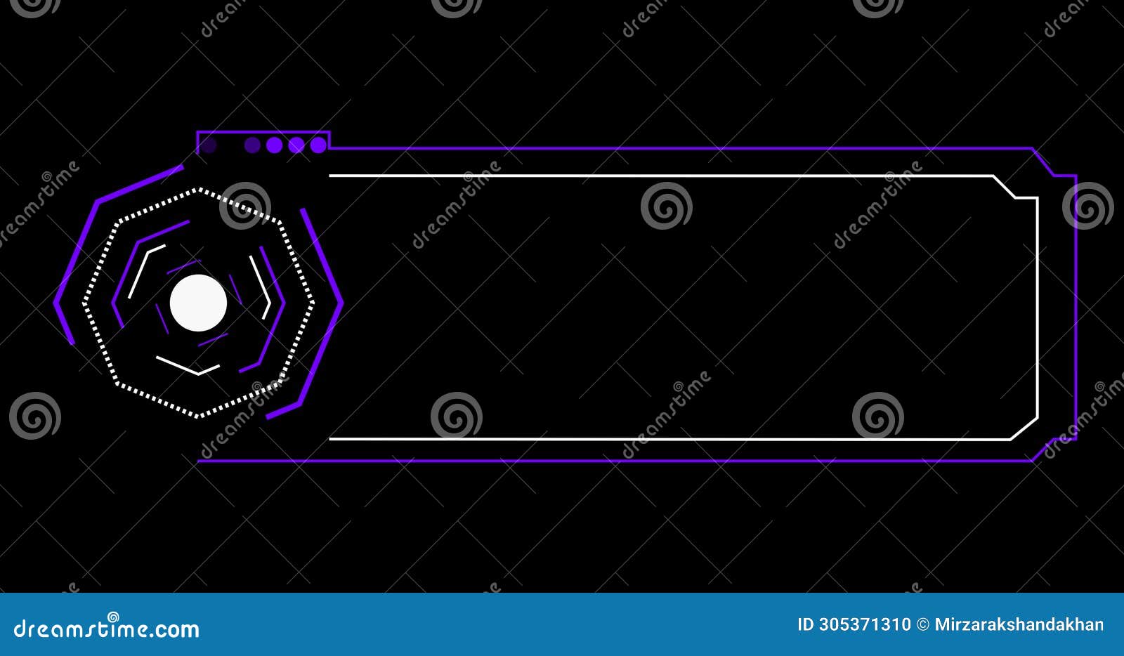 Technology Designed Hud Lower Third High Resolution. Element of Hud ...