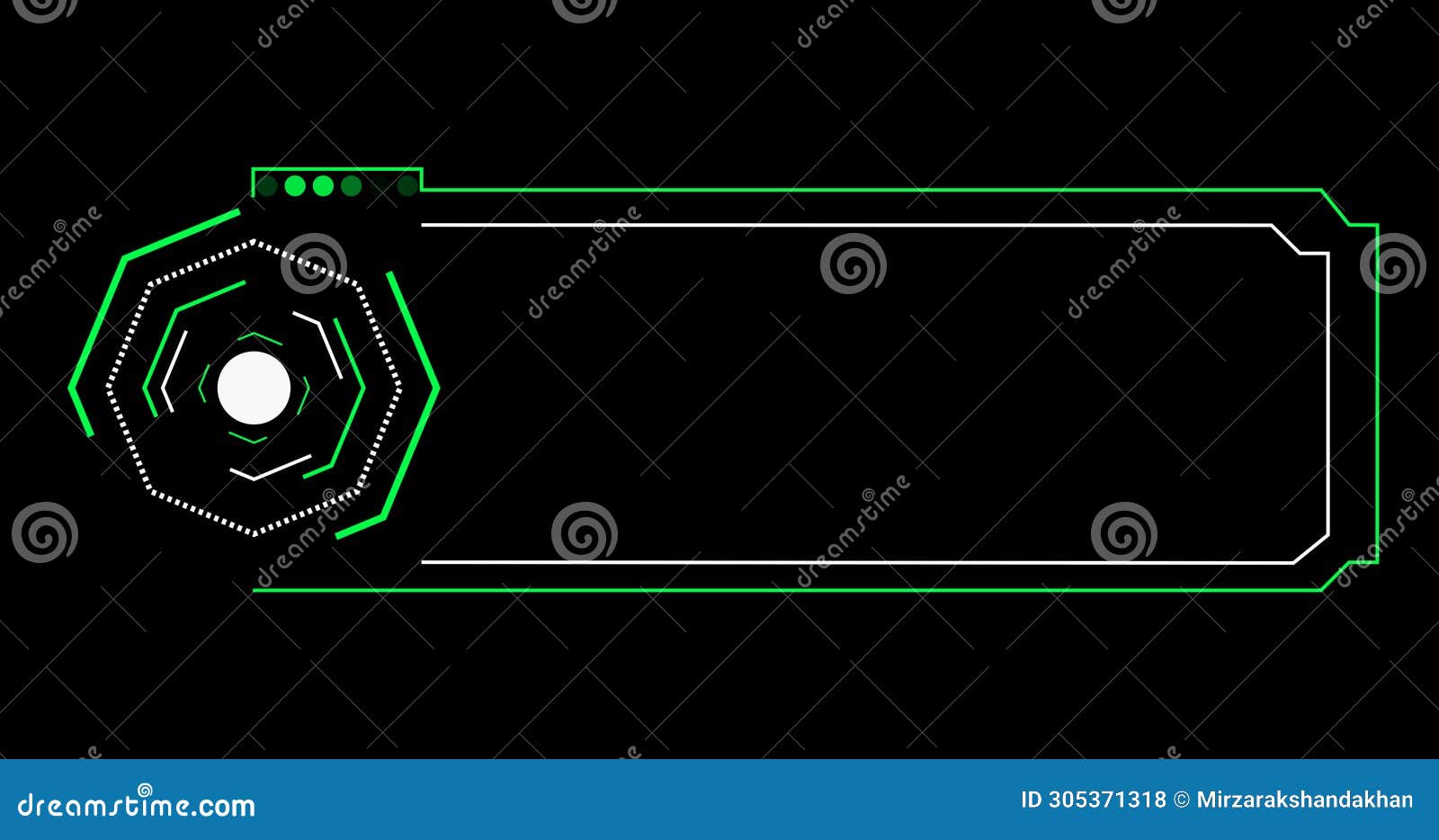 Technology Designed Hud Lower Third High Resolution. Element of Hud ...