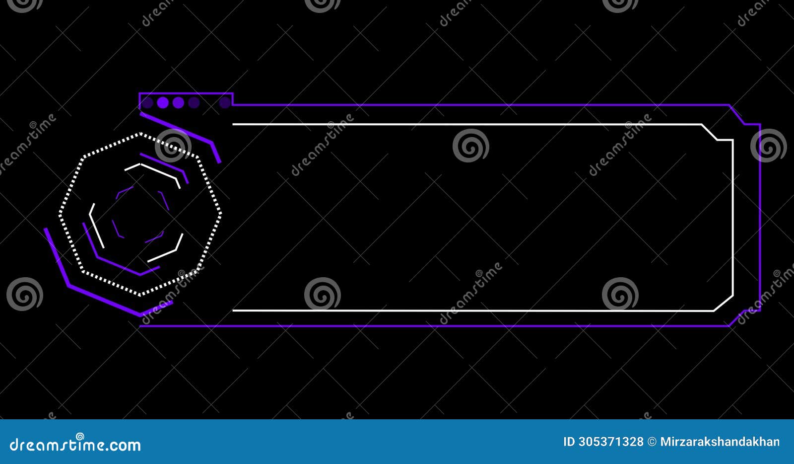 Technology Designed Hud Lower Third High Resolution. Element of Hud ...