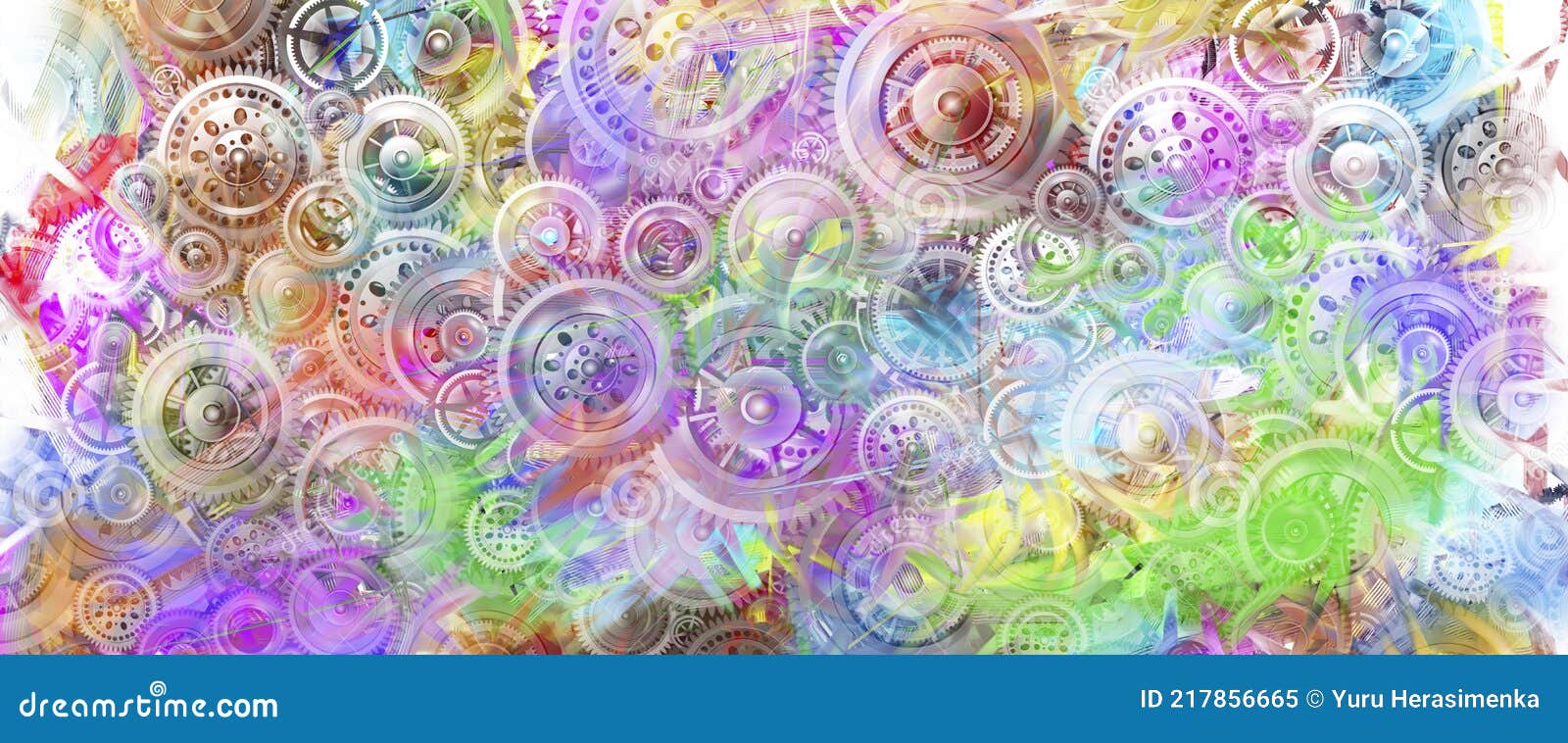 Technology Development Concept. Bright Background from Various ...