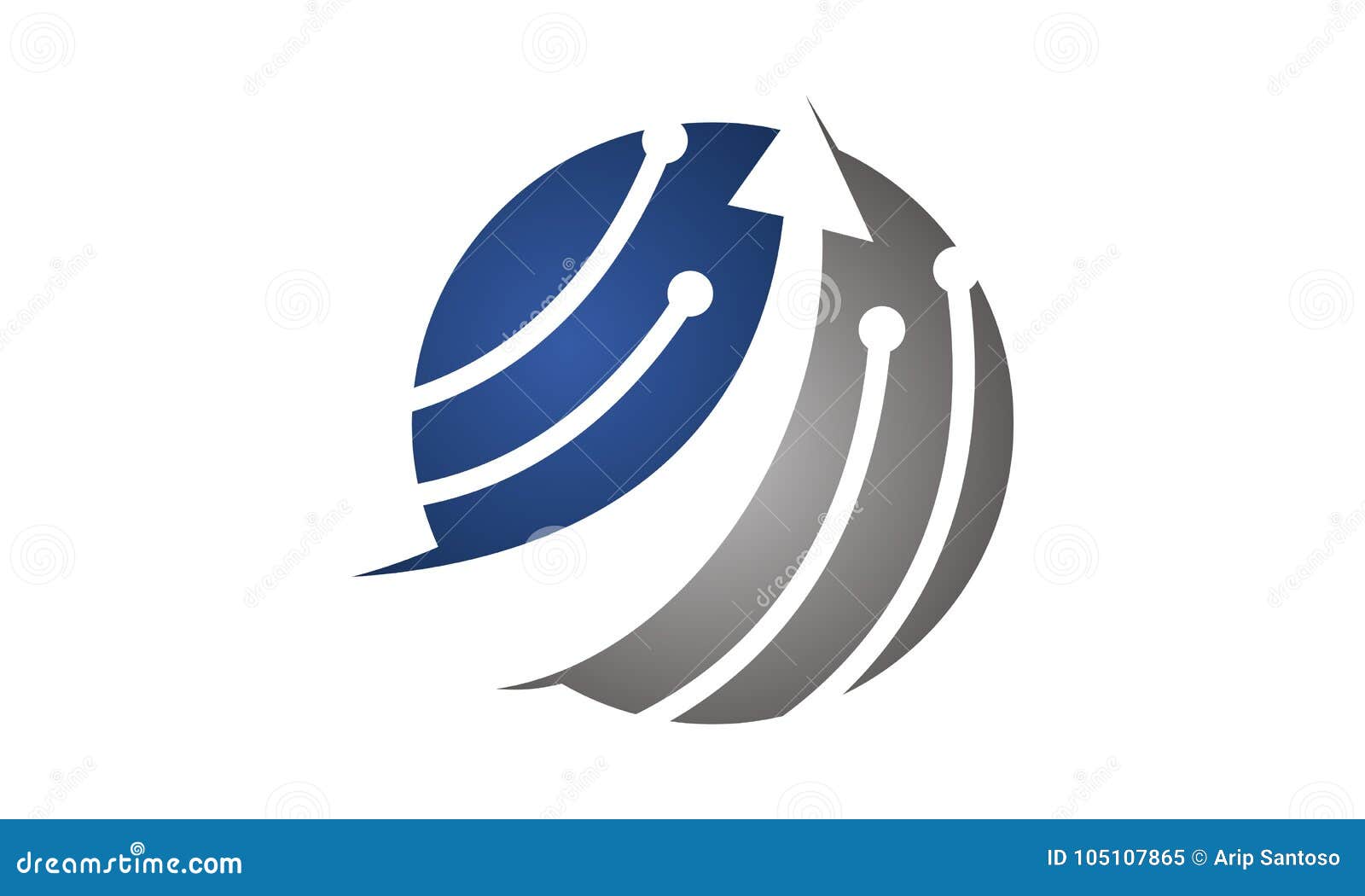 Technology Development Logo Design Template Stock Vector - Illustration ...