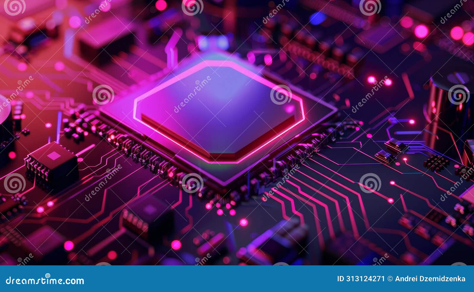 Technology Develops Electronic Devices on Microchips or Microprocessors ...