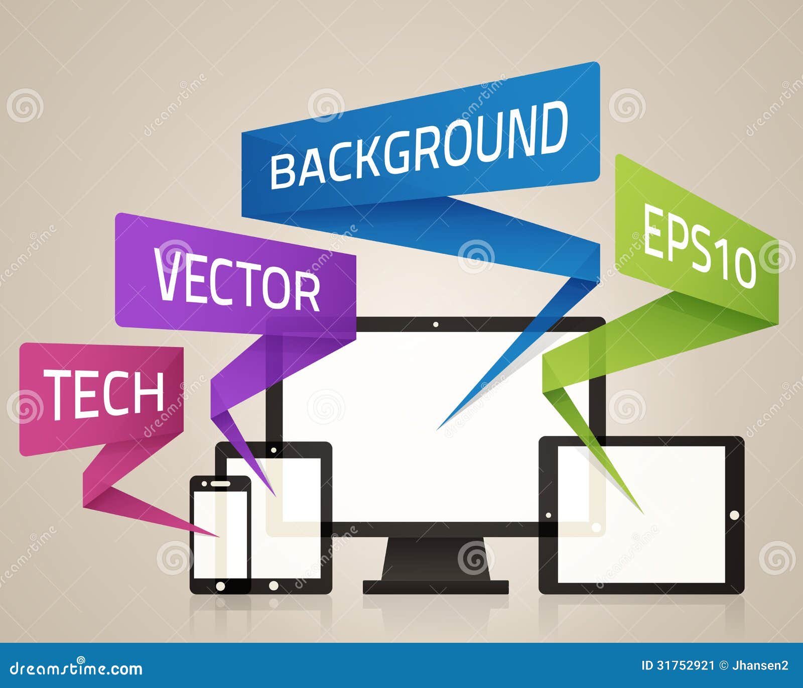 Technology Device Background Stock Vector - Illustration of copy ...