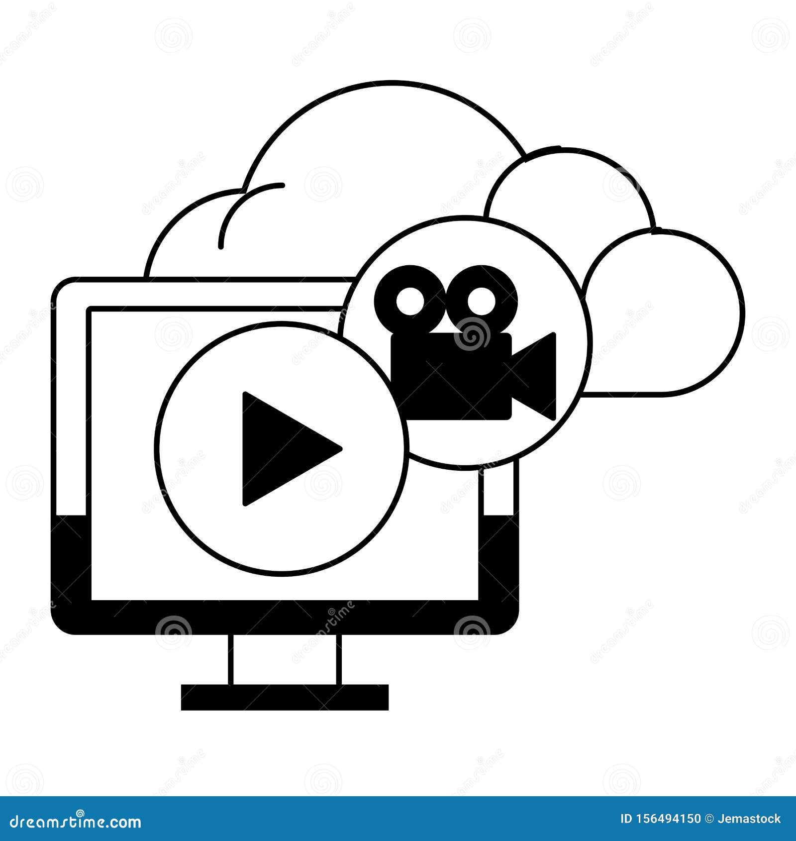 Technology device cartoon stock vector. Illustration of communication ...