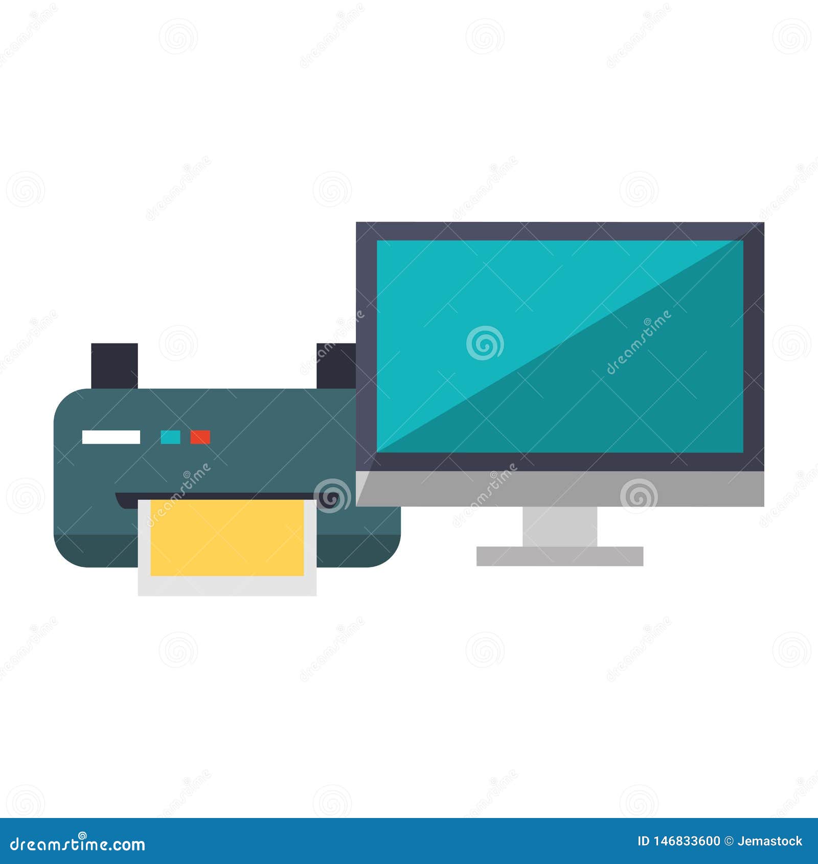 Technology devices cartoon stock vector. Illustration of cyberspace ...