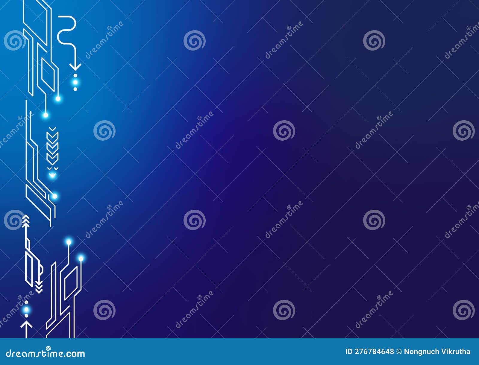 Technology Digital Background. Blue Gradient Background Use for Your ...