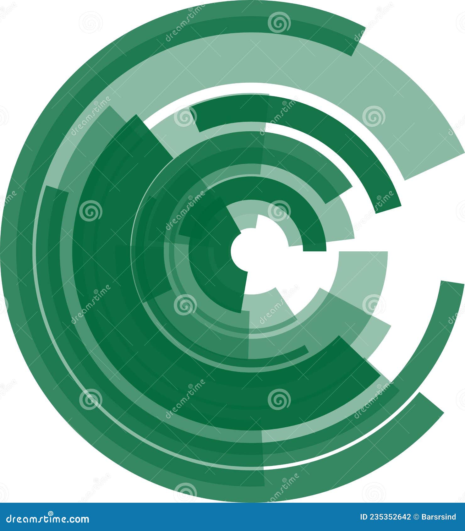 Technology Digital Circle Design Element Vector Stock Vector ...