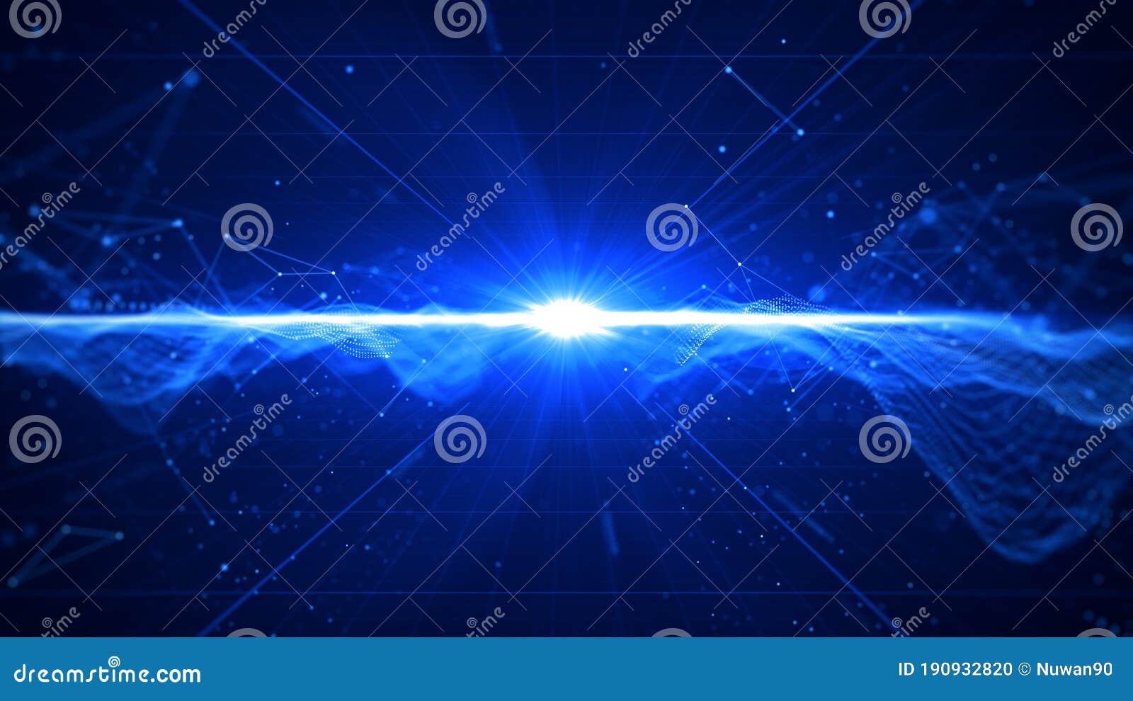 Technology Digital Data with Flare Abstract Background Stock ...