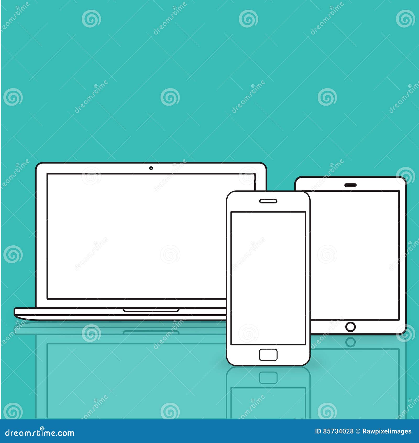 Technology Digital Device Icon Vector Concept Stock Vector ...